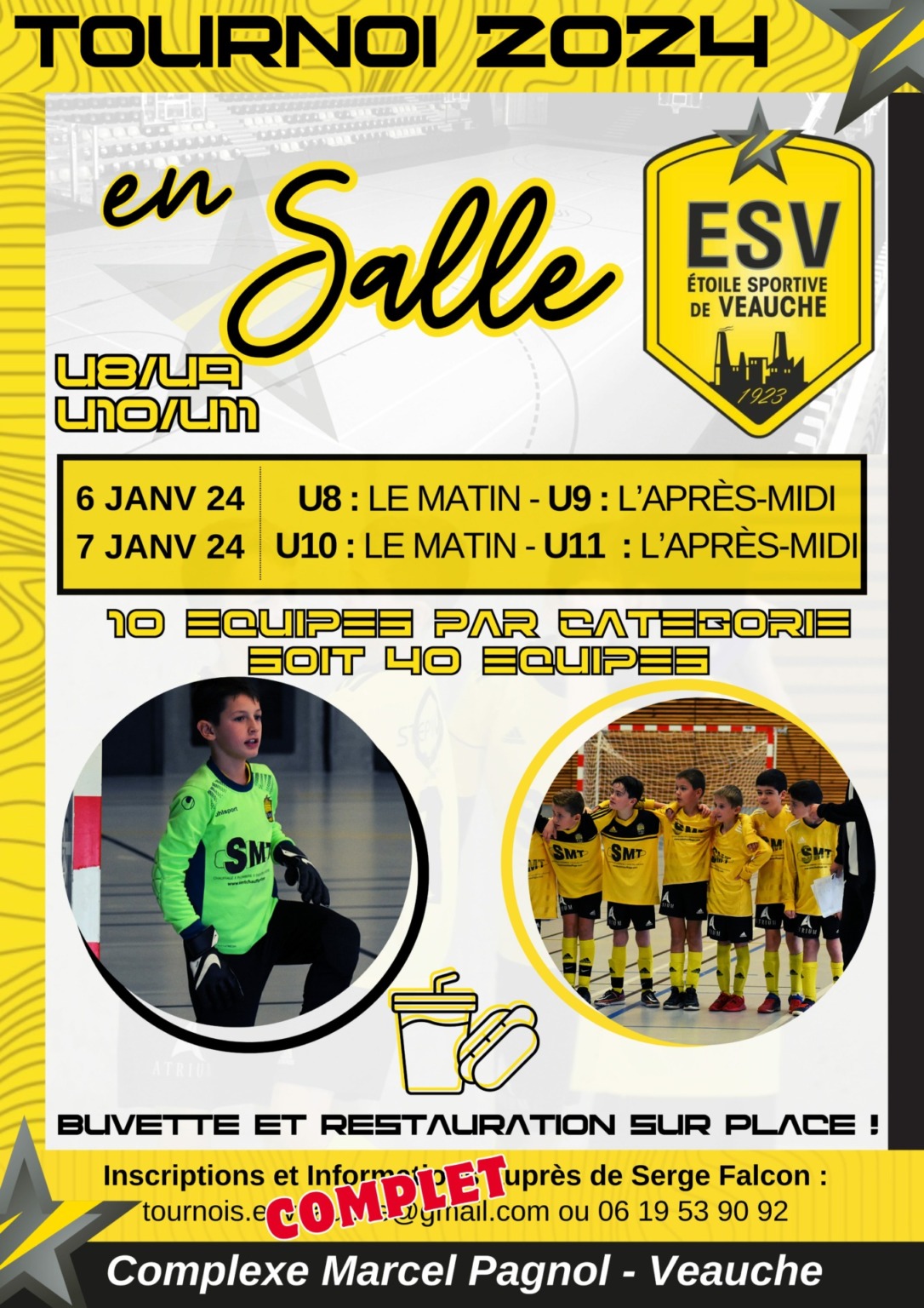 [LE PLANNING] L'ESV organise ses traditionnels "Tournoi en Salle" (6 et ...